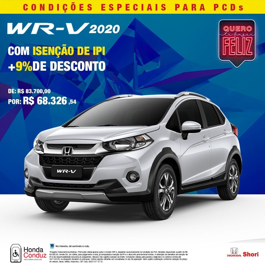 Oferta PcD: Honda WR-V - Honda Shori