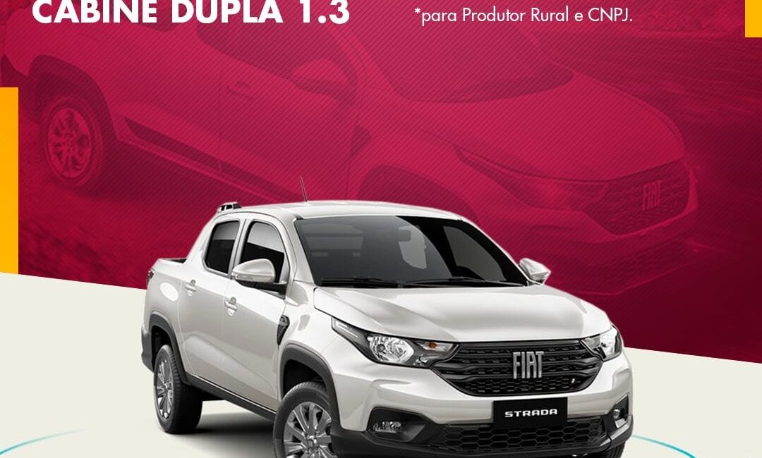 Nova Fiat Strada Freedom por R$ 76.018,20* – Grupo Pianna